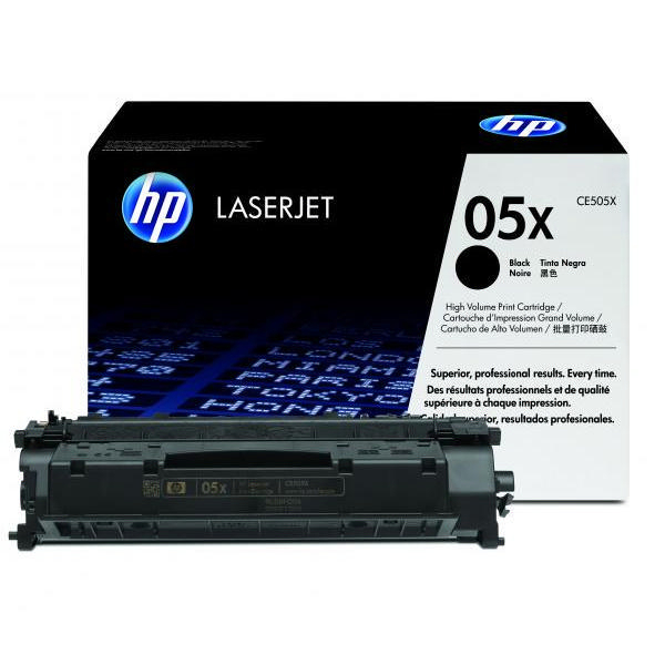 HP 05X Black LaserJet High Yield Toner Cartridge CE505X
